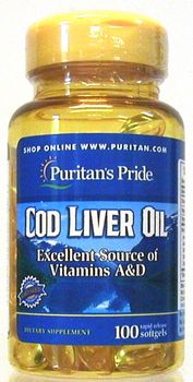 Cod Liver Oil 100 capsules – wood enterprises