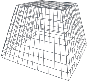 Drop Pen-Galvanized Pyramid Shape – wood enterprises